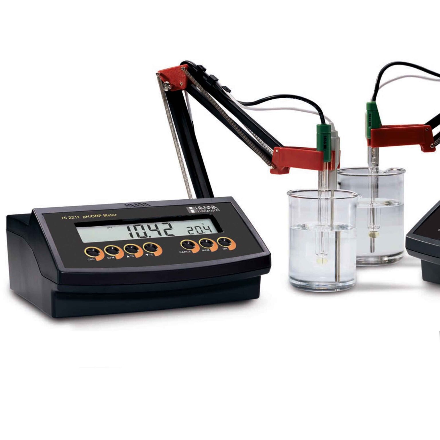 PH Meter Bench Type pH/mV/Temp HI-2211 Made in Hanna Romania – Glassco ...