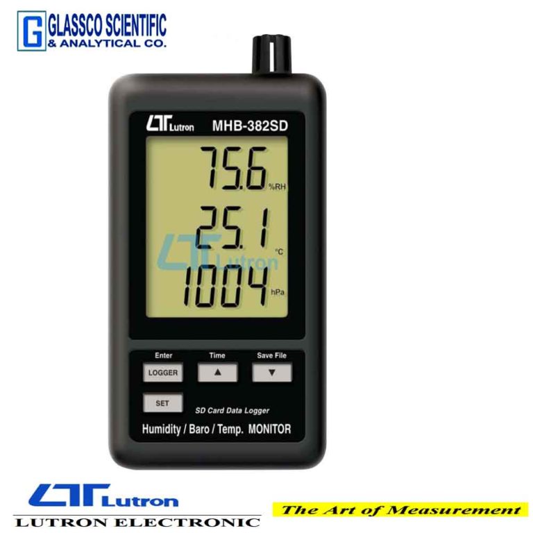 Humidity+Thermometer+Barometer MHB-382SD Lutron Taiwan – Glassco ...