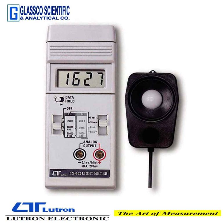 Lux Meter/ Light Meter LX-102 Lutron Taiwan – Glassco Scientific ...