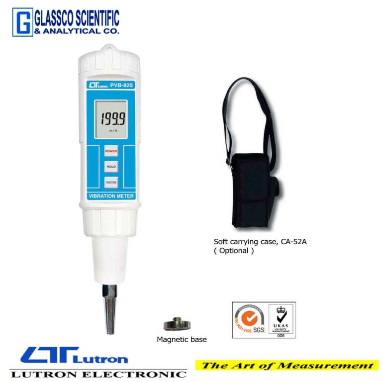 Vibration Meter PVB 820 Lutron Made in Taiwan – Glassco Scientific ...