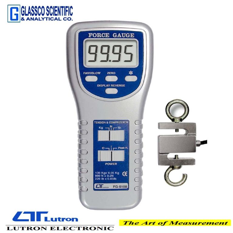 Force Gauge FG-5100 Lutron Made in Taiwan – Glassco Scientific ...