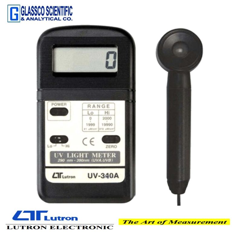UV Light Meter UV-340A Lutron Made in Taiwan – Glassco Scientific ...