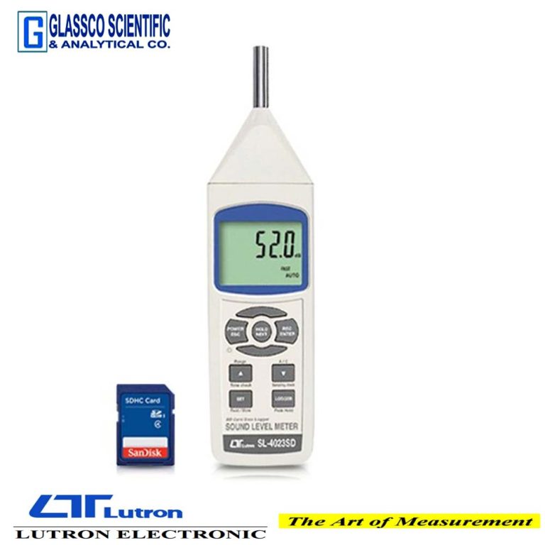 Sound Level Meter SL-4023SD Lutron Made in Taiwan – Glassco Scientific ...