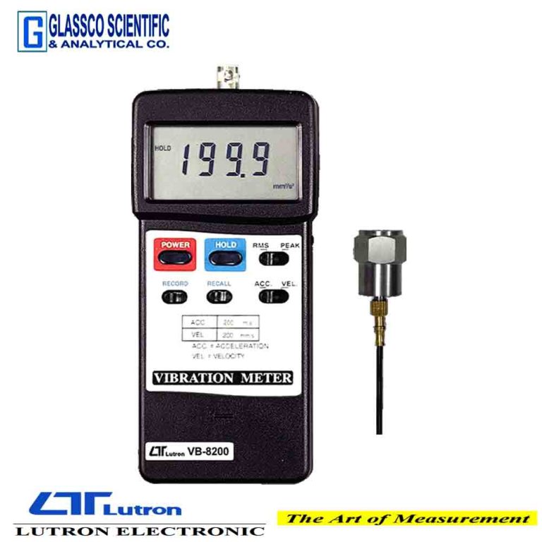Vibration Meter VB-8200 Lutron Made in Taiwan – Glassco Scientific ...